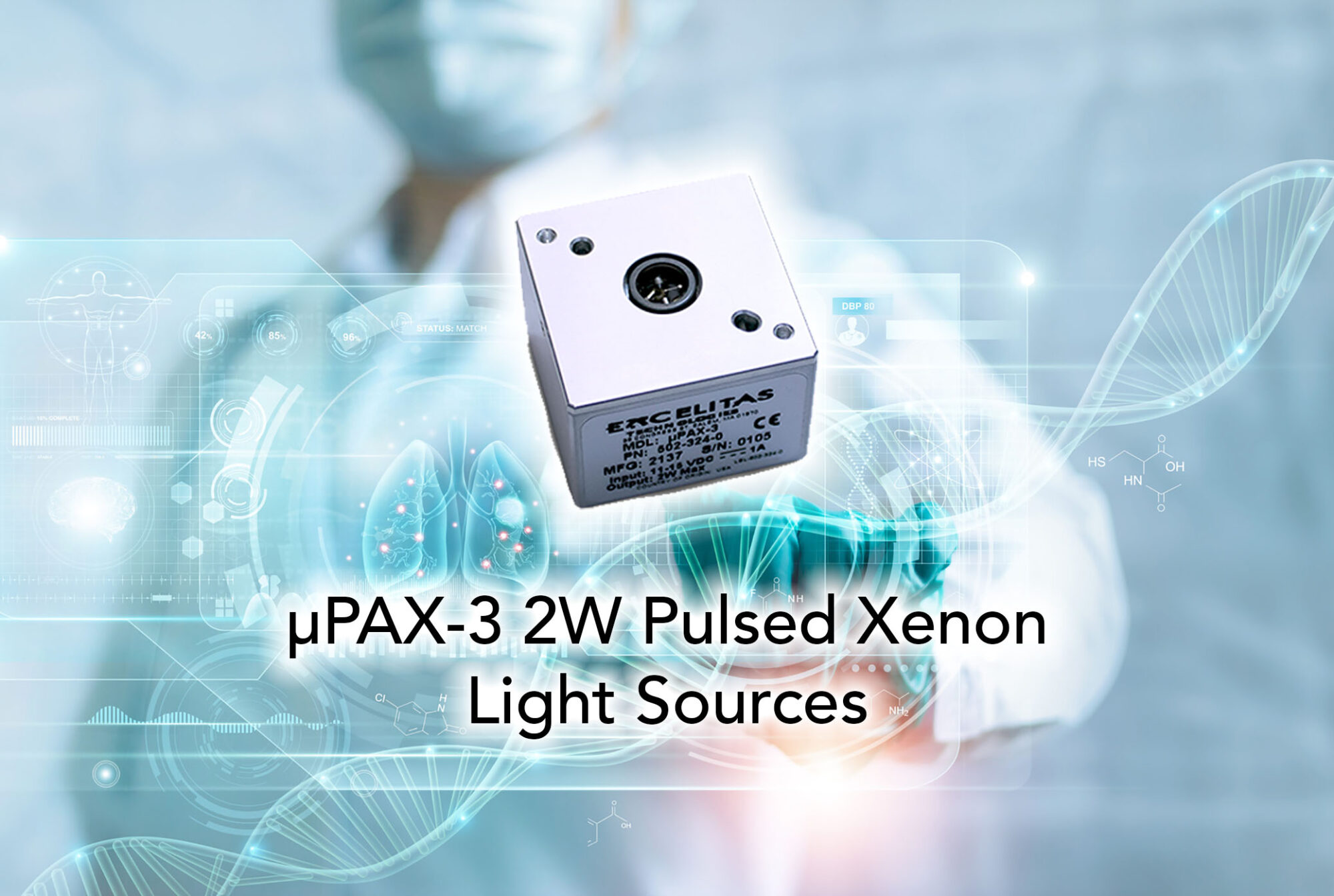SSS Announces Availability of Excelitas PAX Pulsed Xenon Light Sources