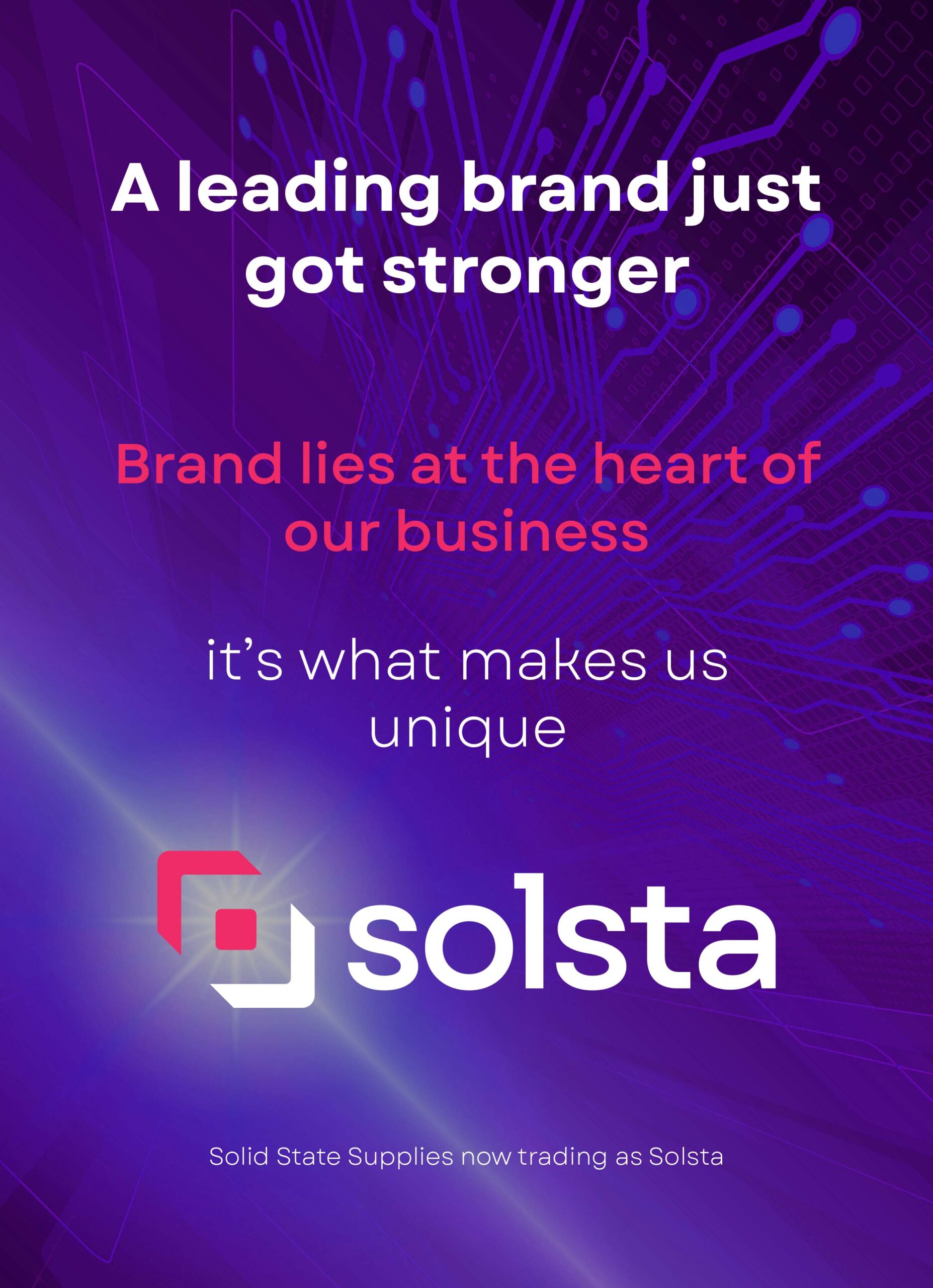 Welcome to Solsta - the new name for Solid State Supplies - Solsta UK